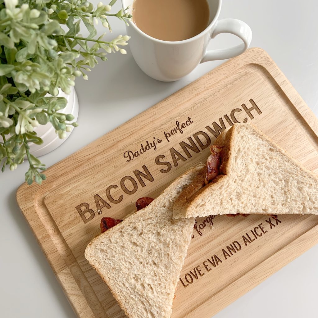 Personalised Bacon Breakfast Serving Board | The Laser Boutique