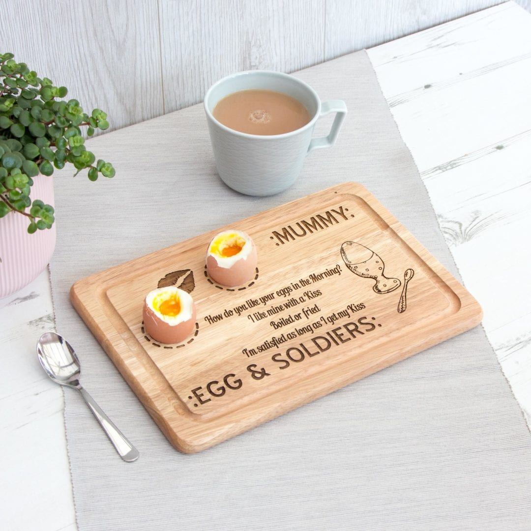 Personalised Adults Rectangle Double Egg Board | The Laser Boutique