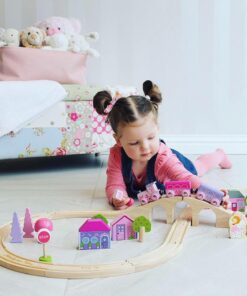 Personalised Fairy Princess Wooden Train Set Toy | The Laser Boutique