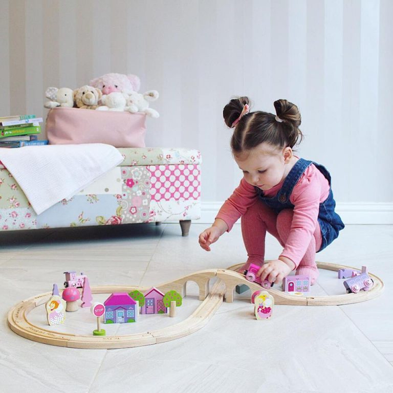 Personalised Fairy Princess Wooden Train Set Toy | The Laser Boutique