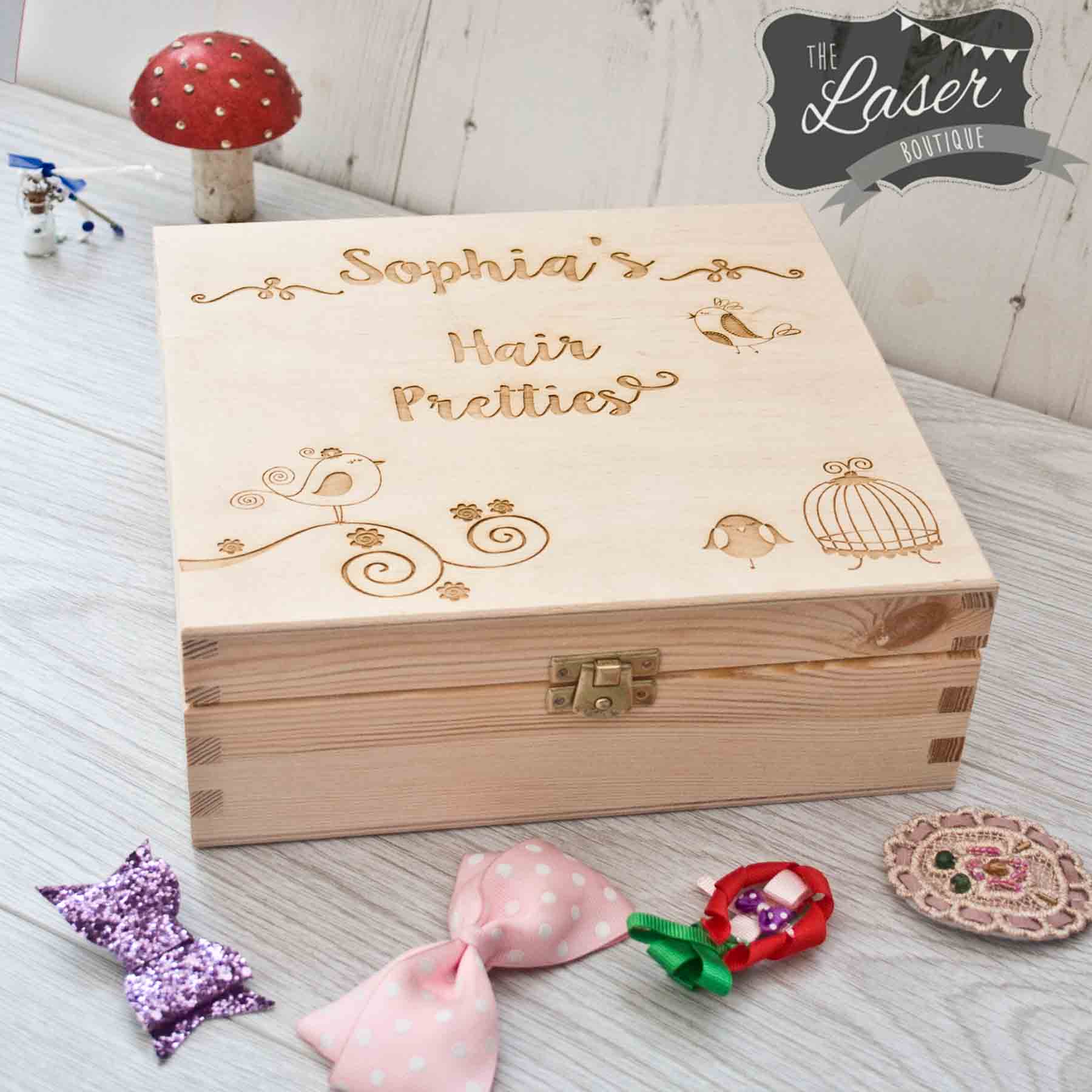 Bobble & Clip Box - The Laser Boutique