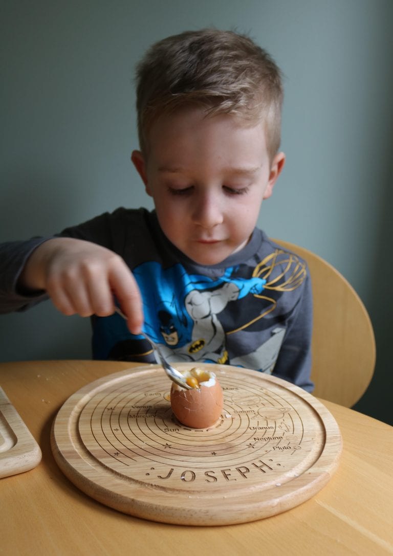 Personalised Solar System Round Egg Board | The Laser Boutique