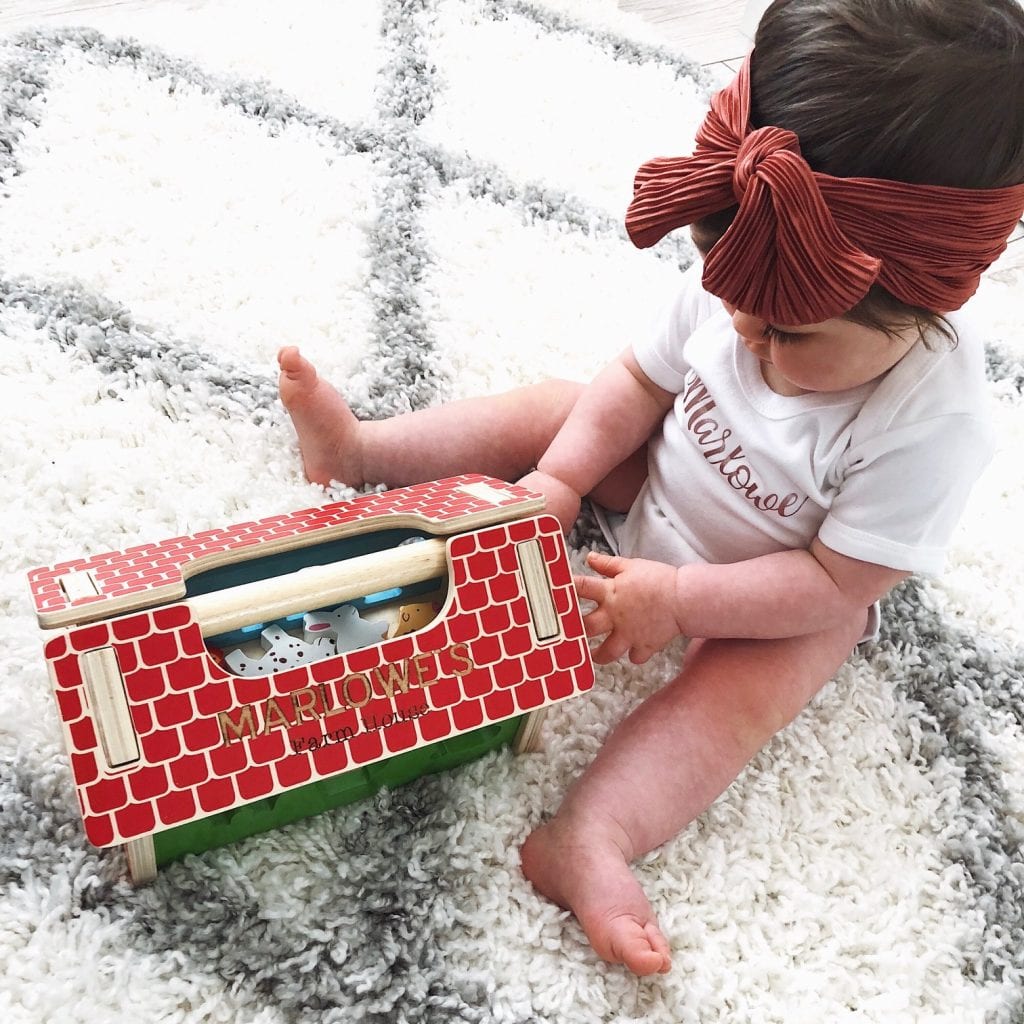 Personalised Farm House Shape Sorter | The Laser Boutique