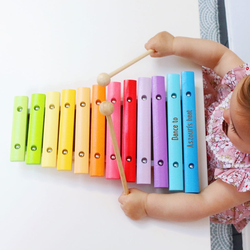 Personalised Xylophone Toy | The Laser Boutique