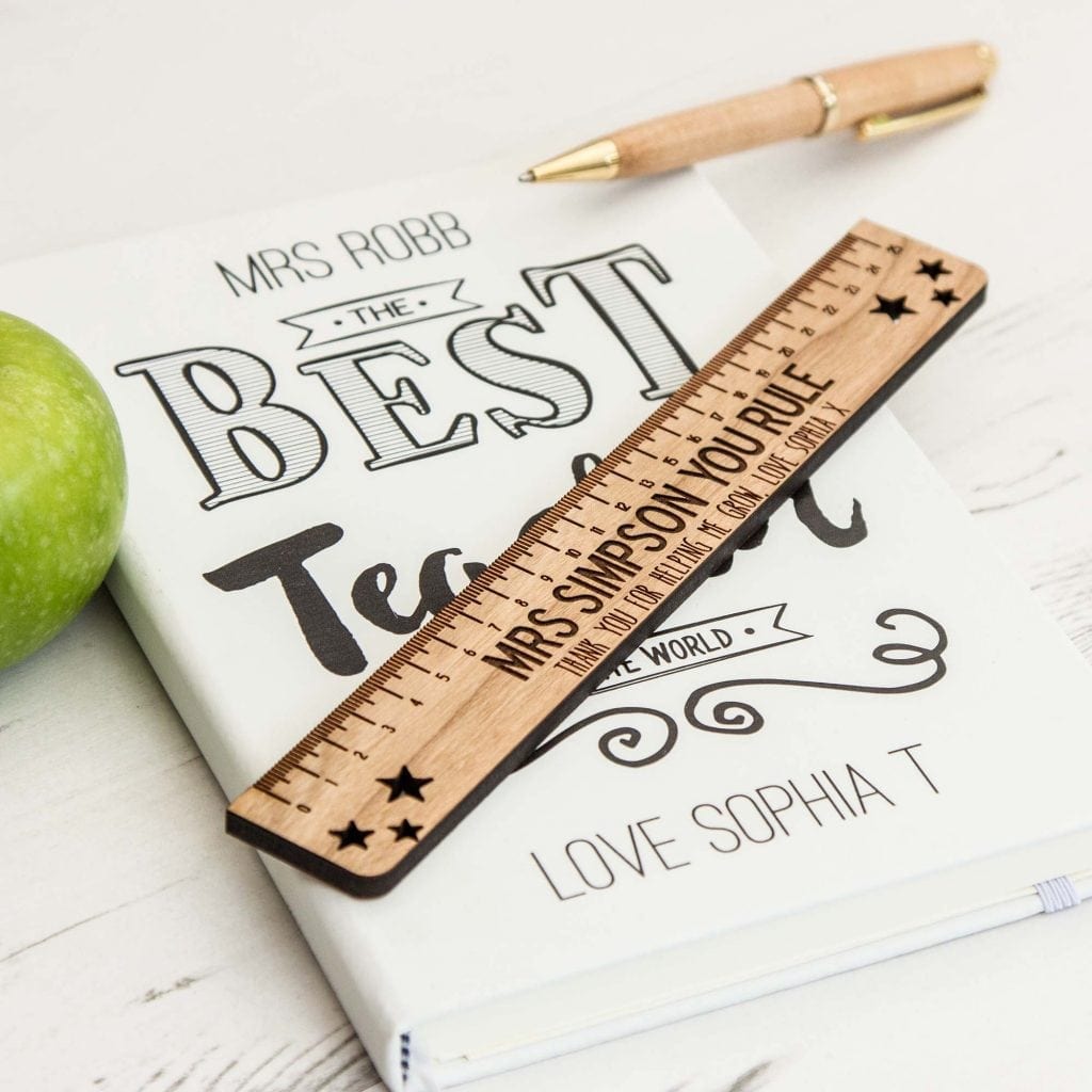 Personalised Teacher Ruler | The Laser Boutique