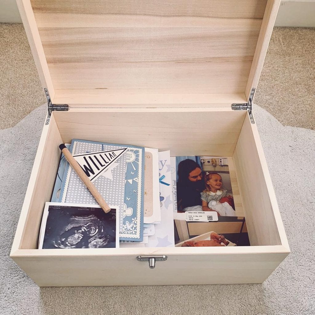 Personalised Dream Big Little One - Wooden Memory Box