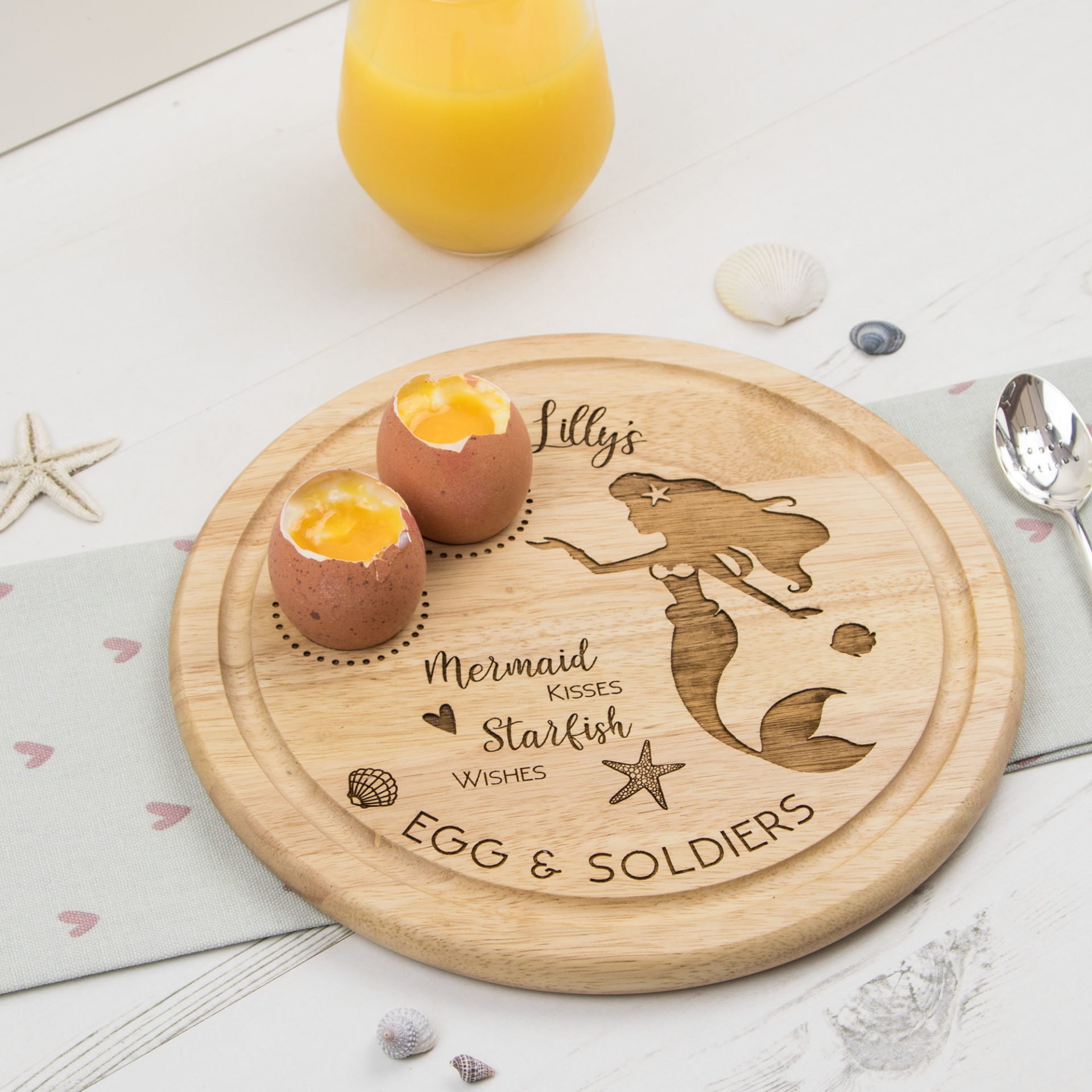 Mermaid Round Egg Board - The Laser Boutique