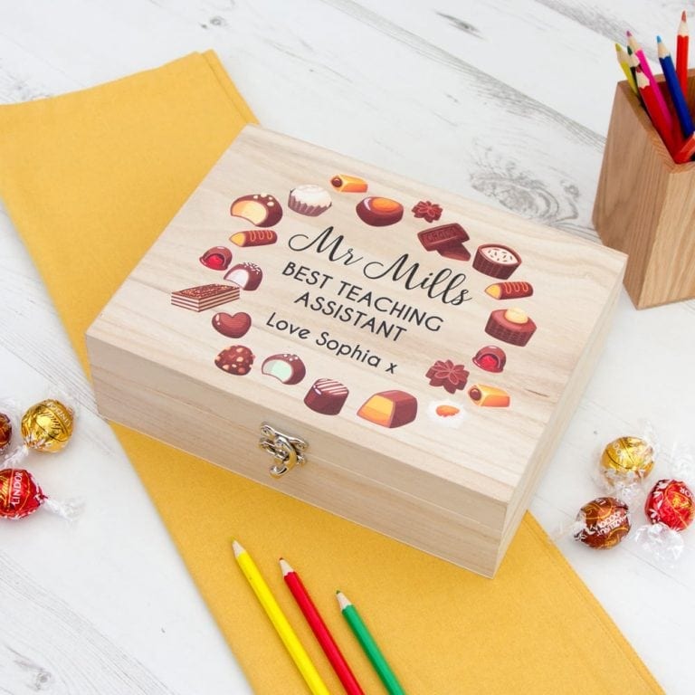 Personalised Teacher & Teaching Assistant Chocolate Goody Box | The ...