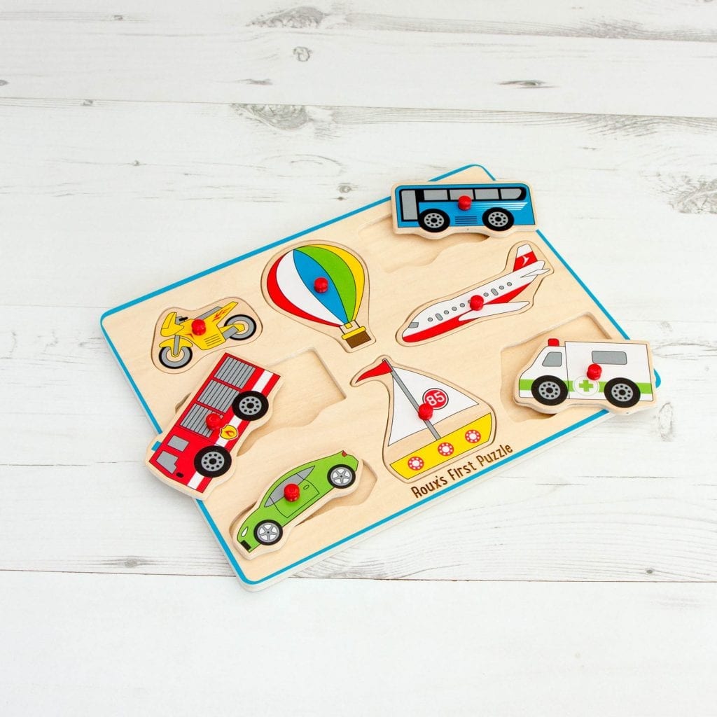 Personalised Lift Out Puzzle – Transport Puzzle | The Laser Boutique