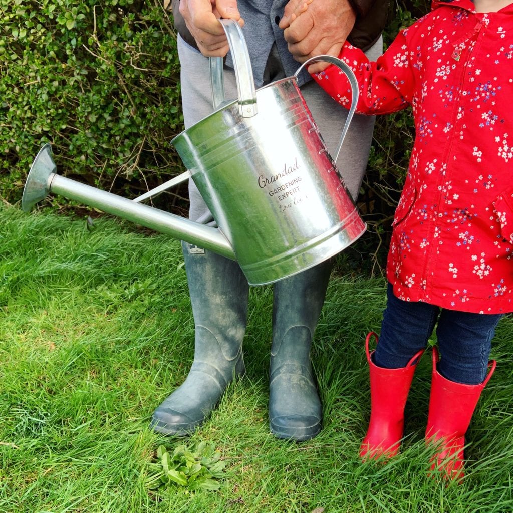 Personalised Watering Can From Metal