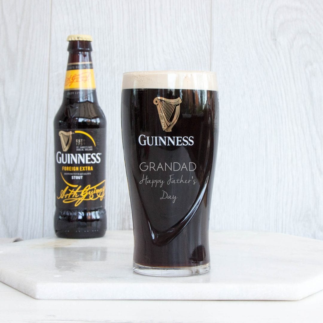 Personalised Guinness Pint Glass | The Laser Boutique