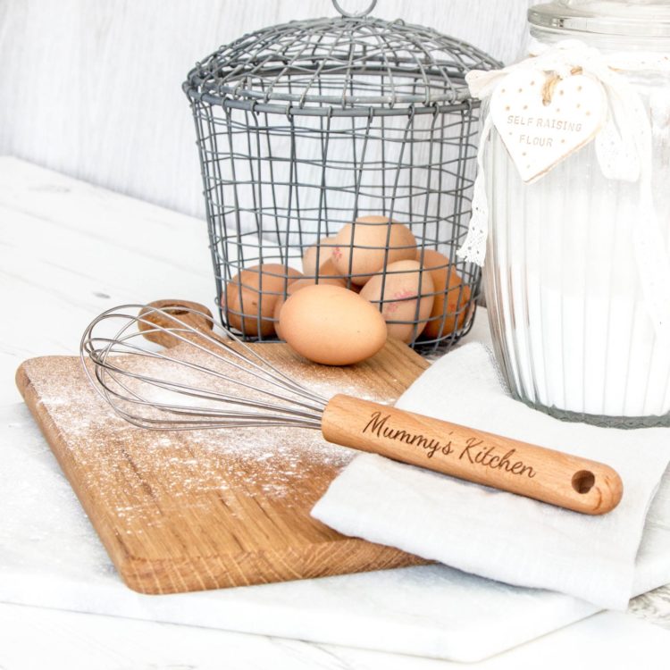 Wooden Whisk Personalised - The Laser Boutique