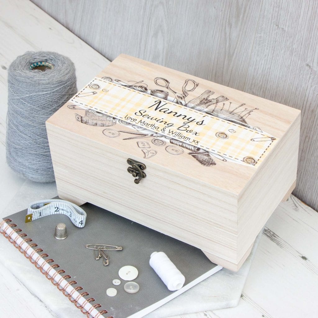 Personalised Sewing Storage Box | The Laser Boutique