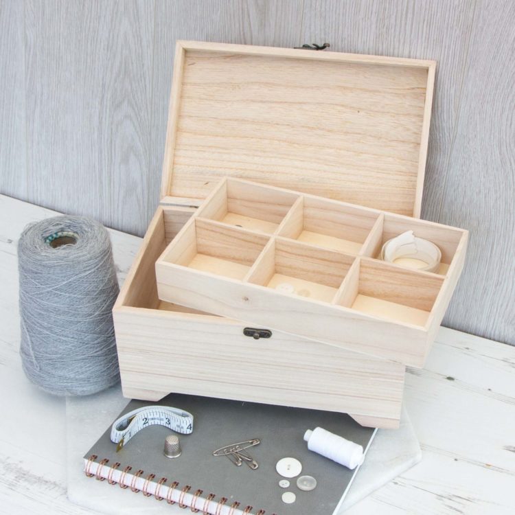 Personalised Sewing Storage Box - The Laser Boutique