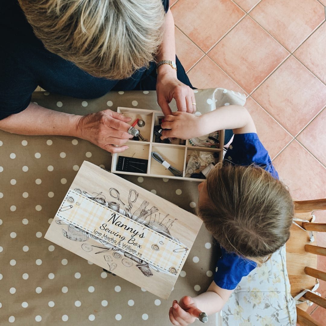 Personalised Sewing Storage Box | The Laser Boutique