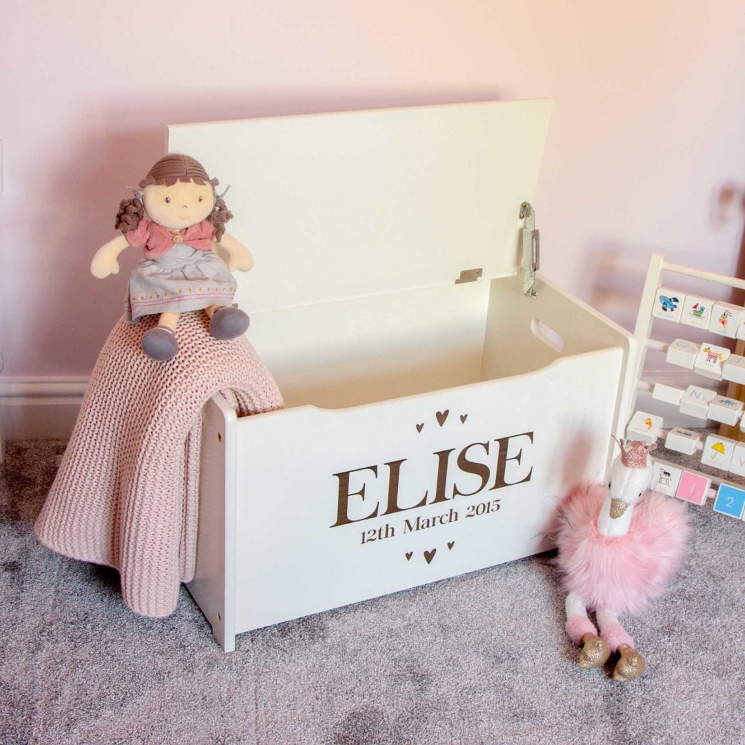 Personalised Toy Box Engraved Children's Storage Box | The Laser Boutique