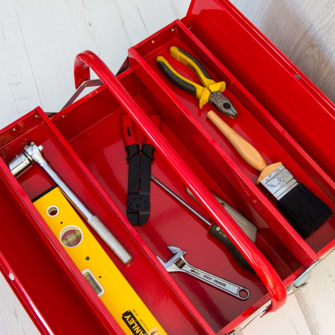 Personalised Tool Box Metal 3 Compartment With Handle