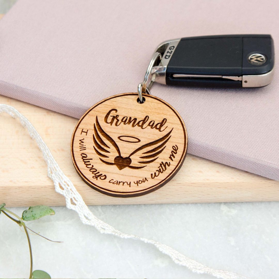 Personalised Memorial Keyring | The Laser Boutique