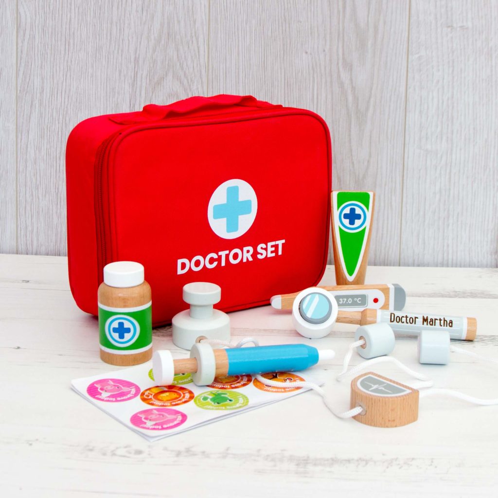 Personalised Doctor Set - Fabric Carry Bag | The Laser Boutique