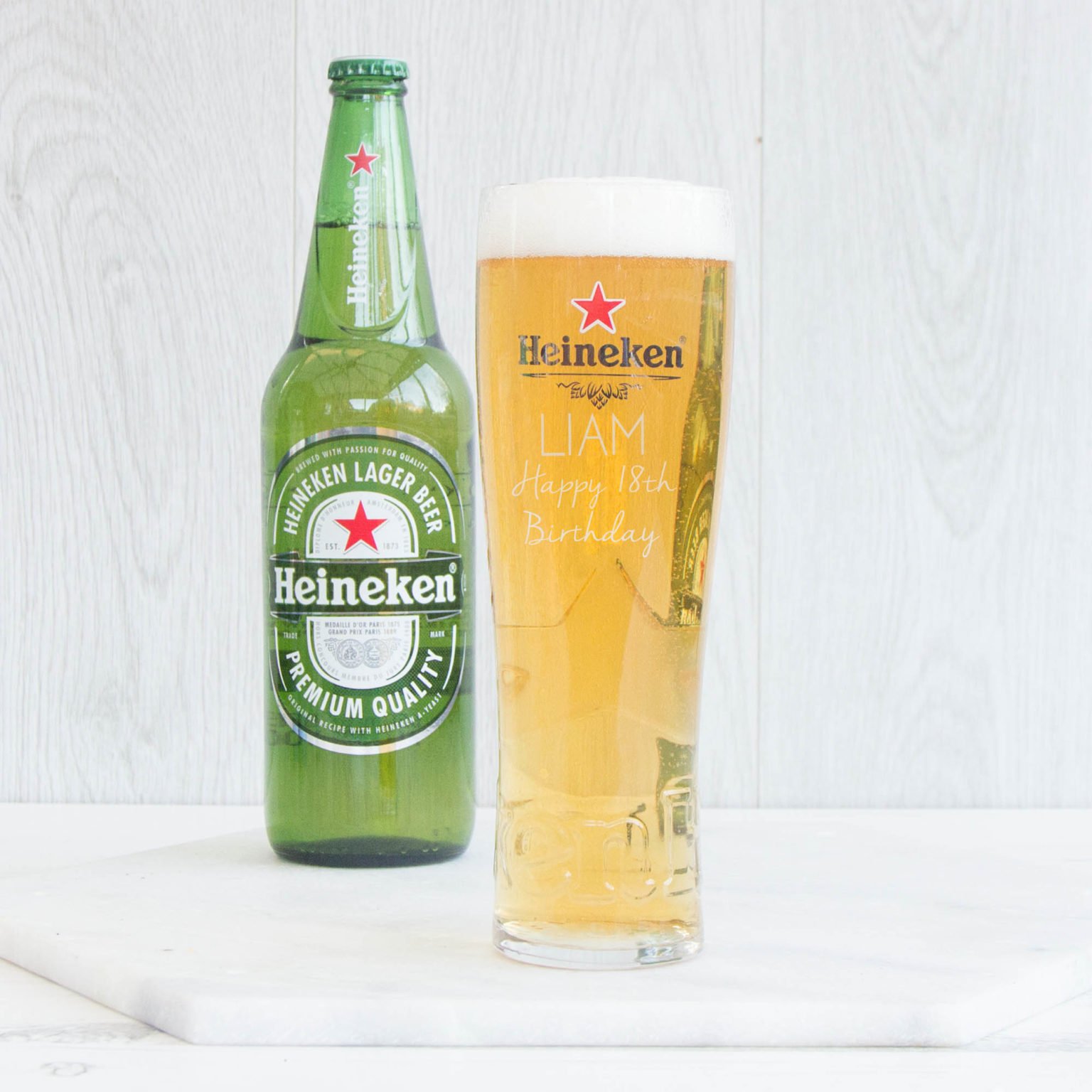Personalised Heineken Pint Glass | The Laser Boutique