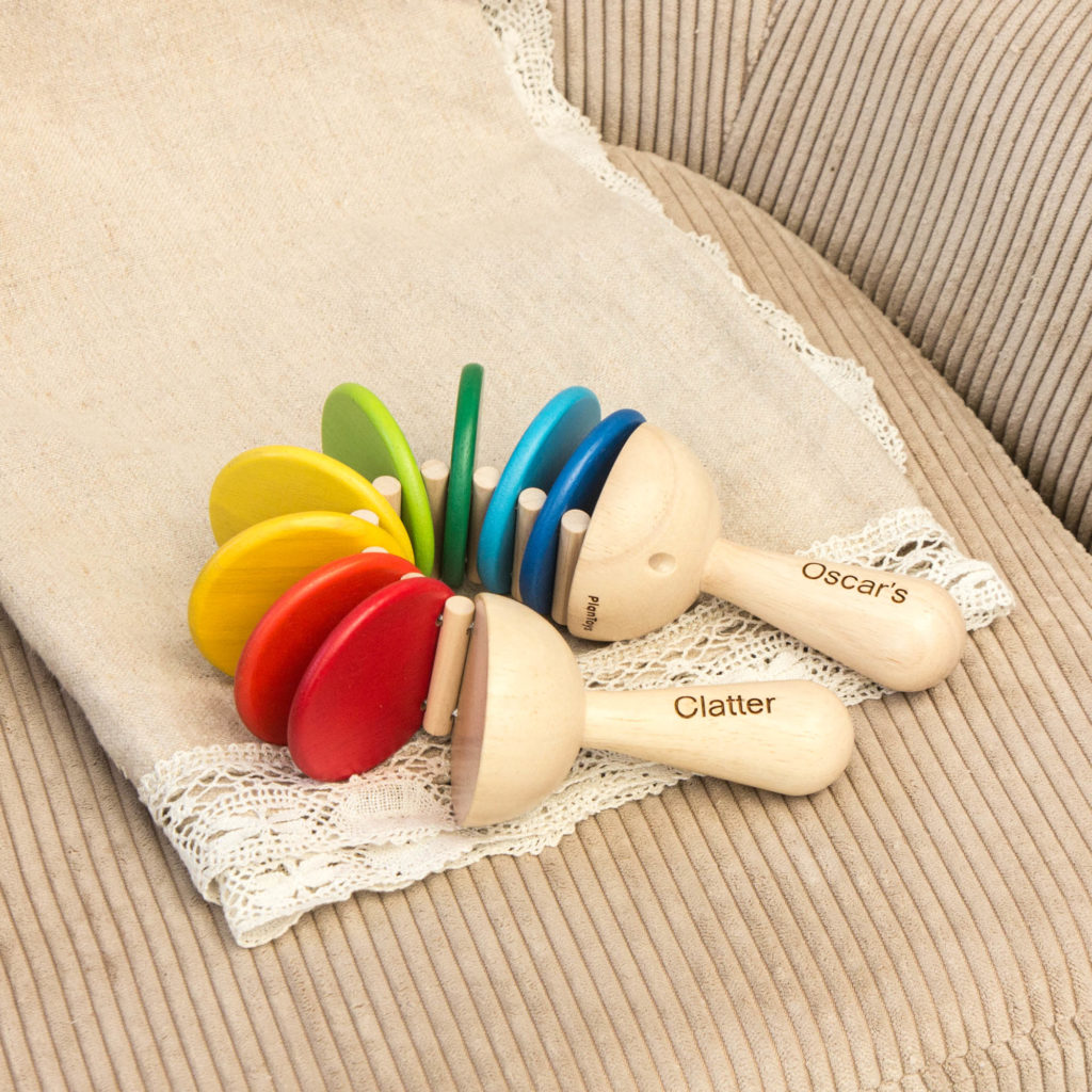 Personalised Plan Toys - Clatter Musical Toy | The Laser Boutique