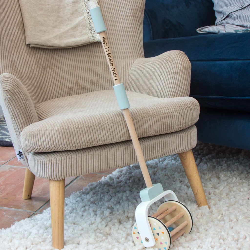 Personalised Musical Roller Push Along - Sustainable Wooden Toy | The ...