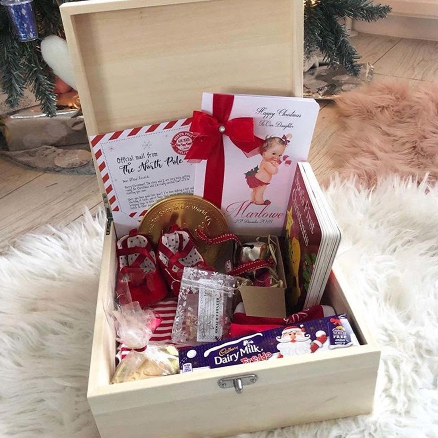 Personalised Christmas Eve Box Elf Christmas Design Offer