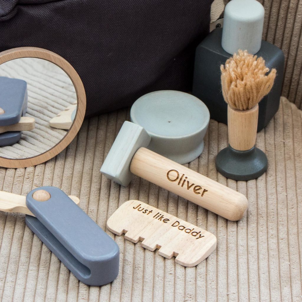 Personalised Plan Toys - Shaving Set | The Laser Boutique