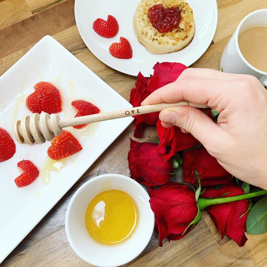 Personalised Wooden Honey Drizzler | The Laser Boutique