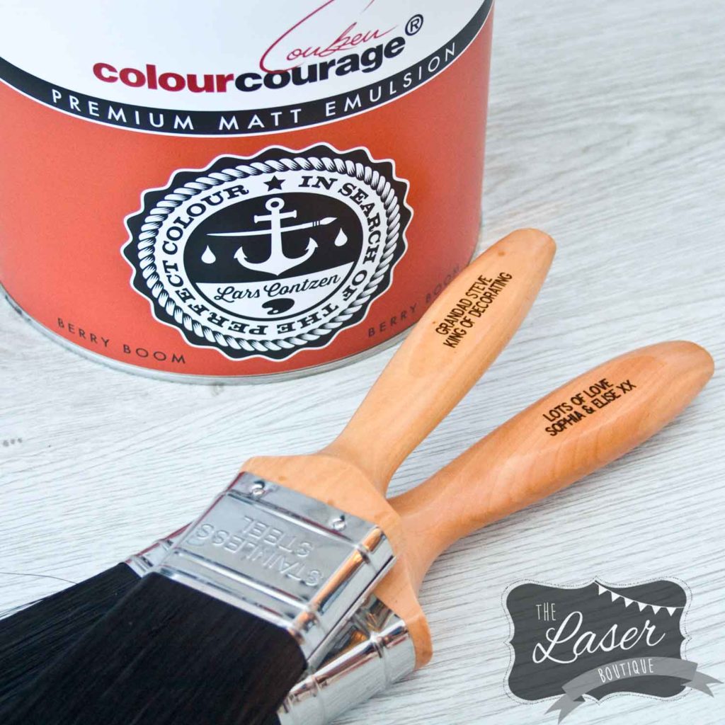 Personalised Wooden Decorating Paint Brush