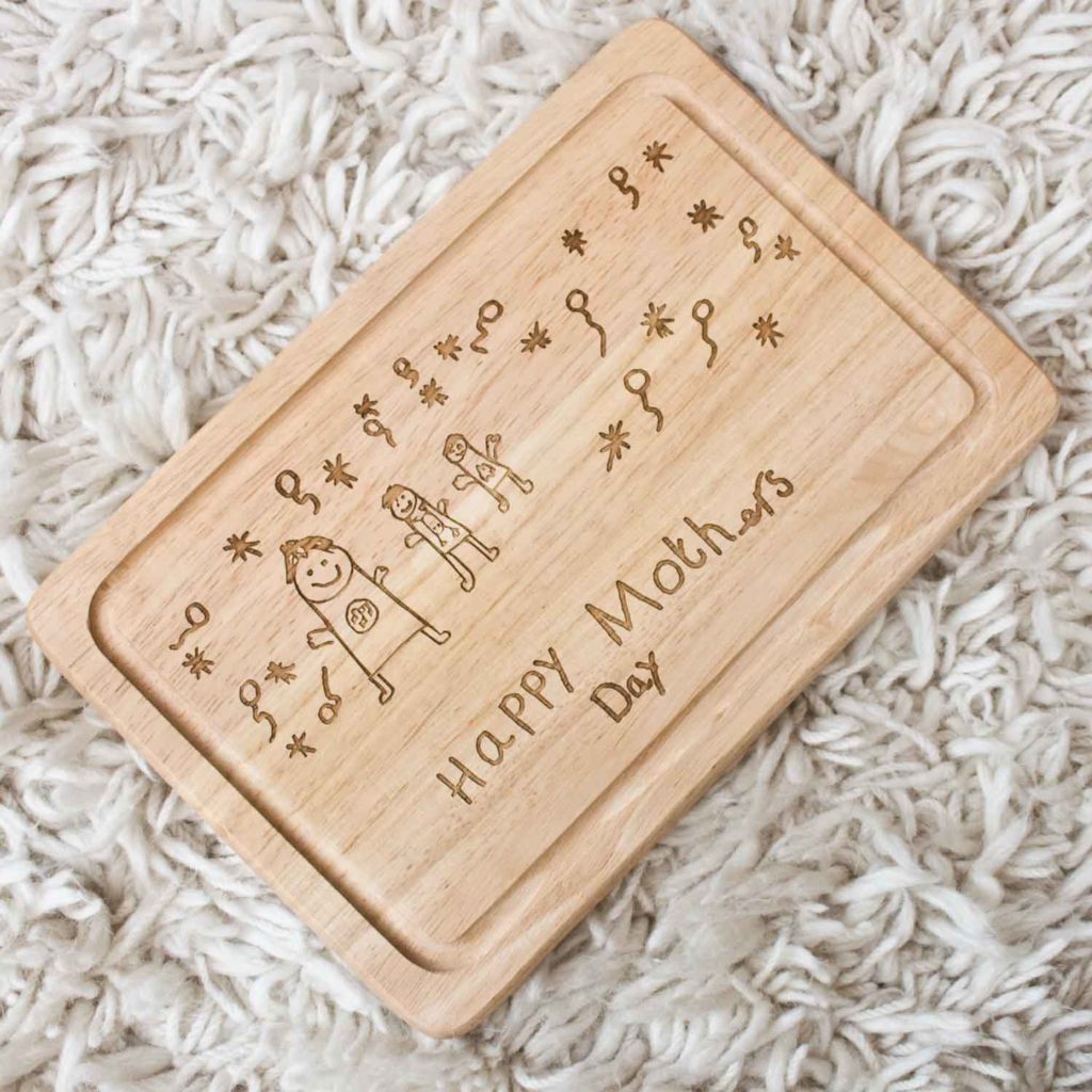 Personalised Drawing & Autograph Rectangle Board | The Laser Boutique