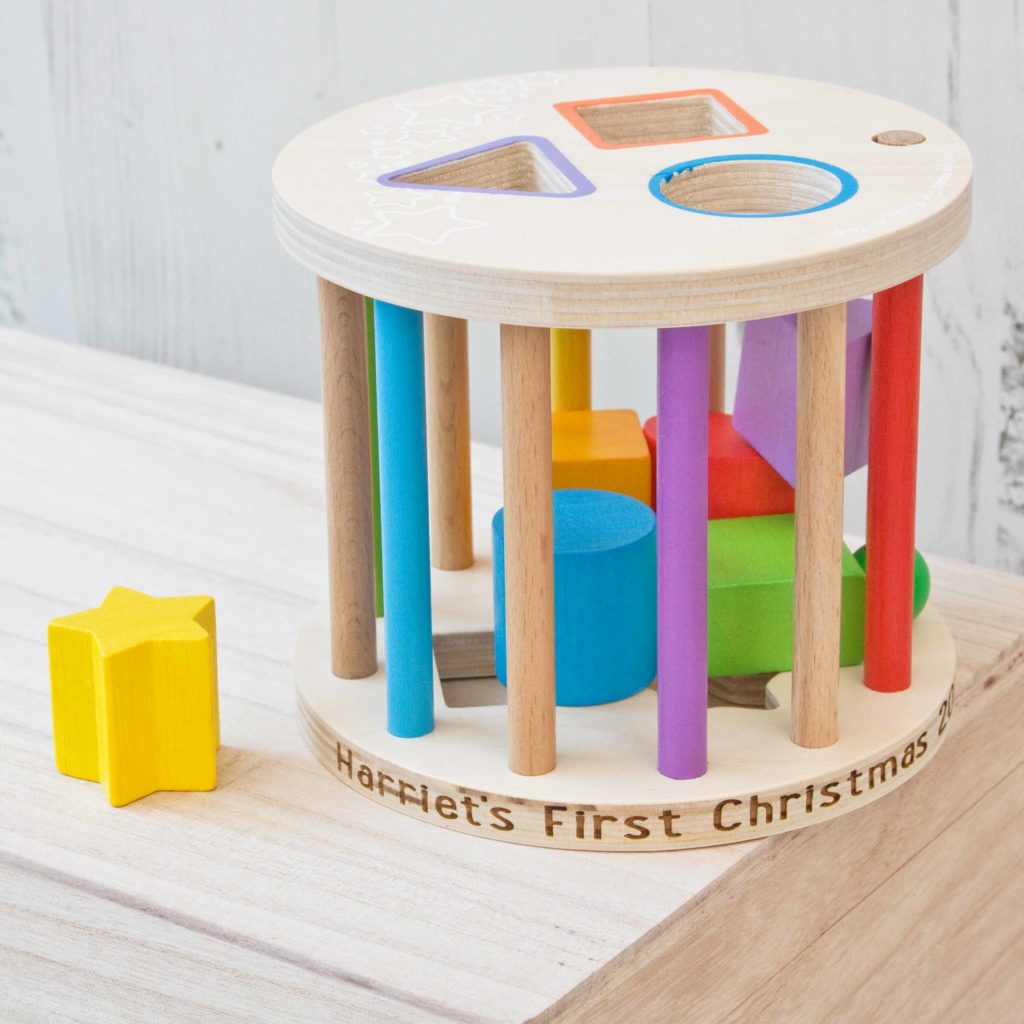 Personalised Rolling Shape Sorter | The Laser Boutique