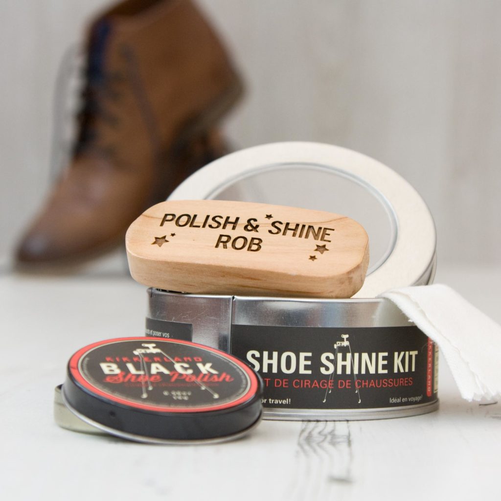 Personalised Shoe Shine Kit | The Laser Boutique