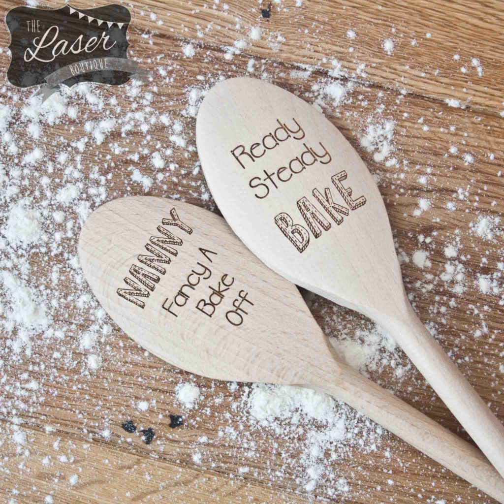 Personalised Bake Off Spoon Set | The Laser Boutique