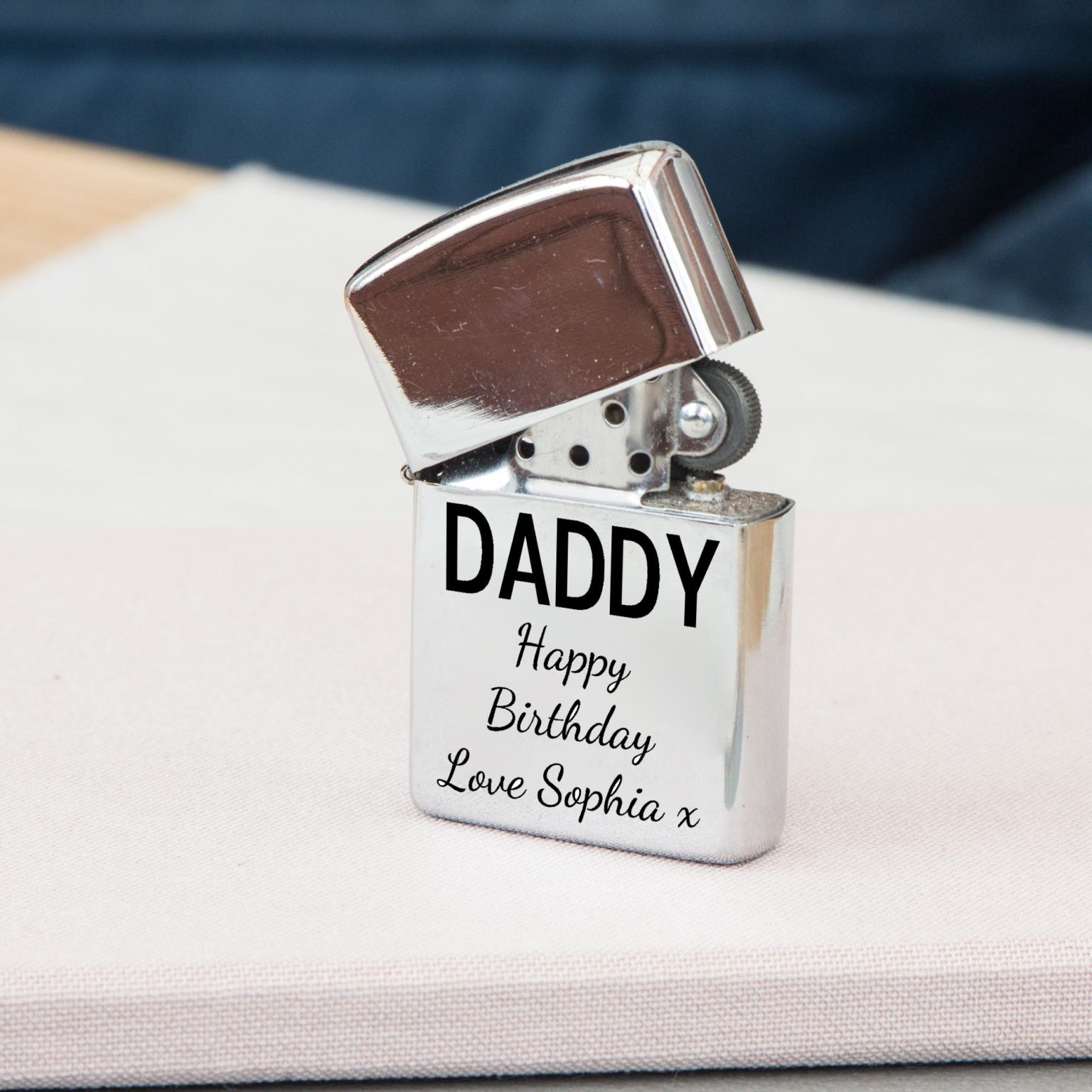 Personalised Stainless Steel Lighter | The Laser Boutique