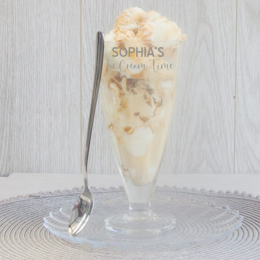 Personalised Ice Cream Sundae Glass | The Laser Boutique