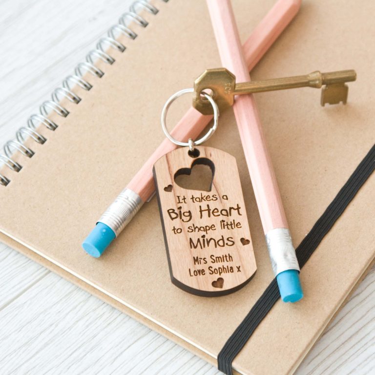Personalised Teacher Keyring - Personalised Teacher Gift