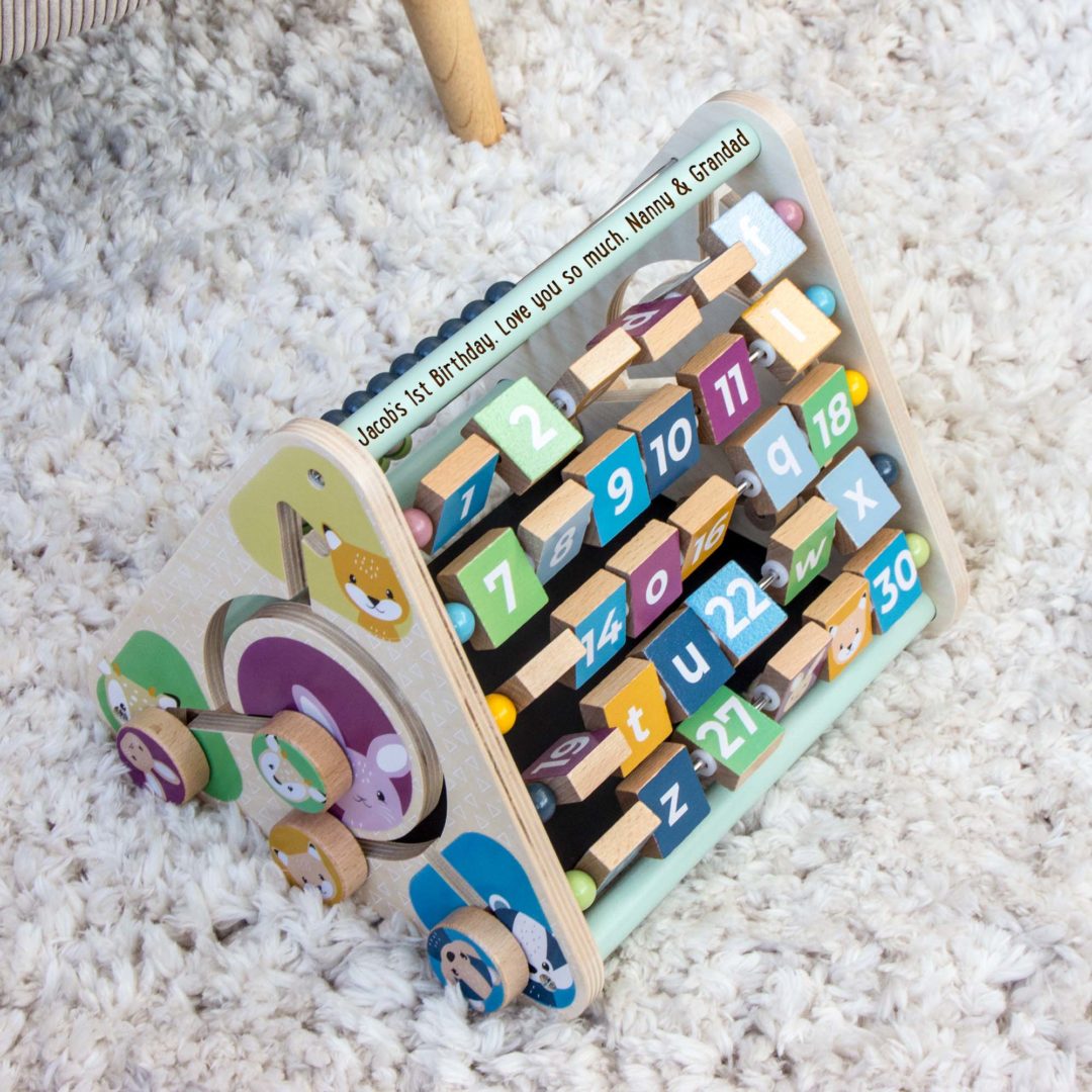 Personalised Triangular Activity Centre - Sustainable Wooden Toy | The ...