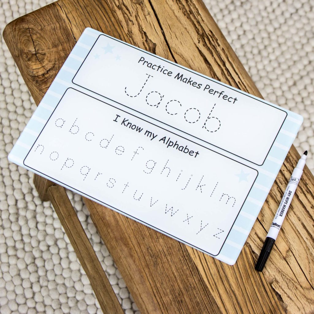 Personalised Learn To Write Name & Alphabet Trace Board | The Laser ...