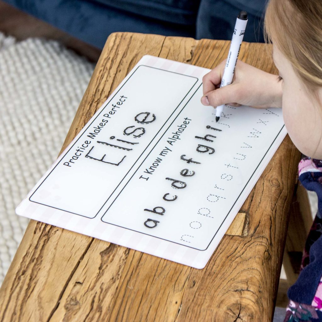 Personalised Learn To Write Name & Alphabet Trace Board | The Laser ...
