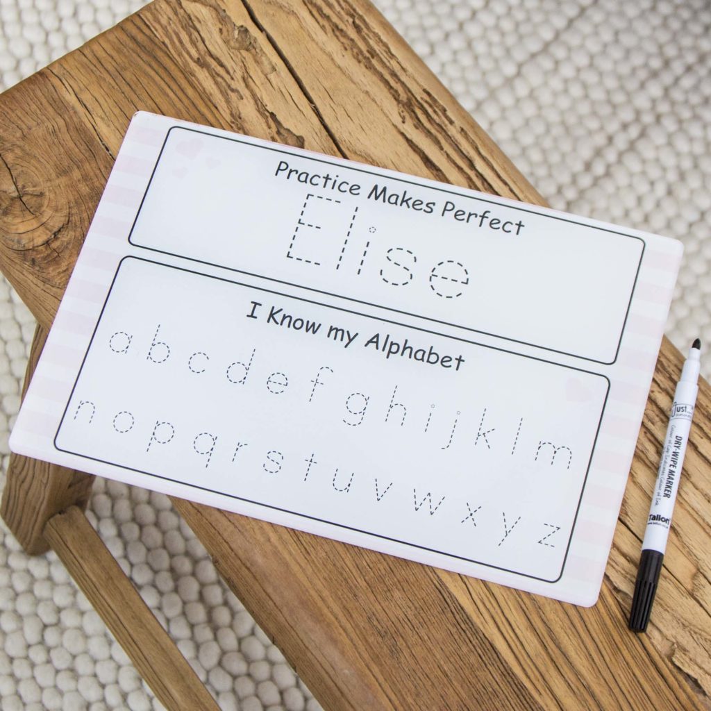 Personalised Learn To Write Name & Alphabet Trace Board | The Laser ...
