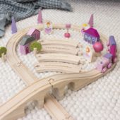 Personalised Fairy Princess Wooden Train Set Toy | The Laser Boutique