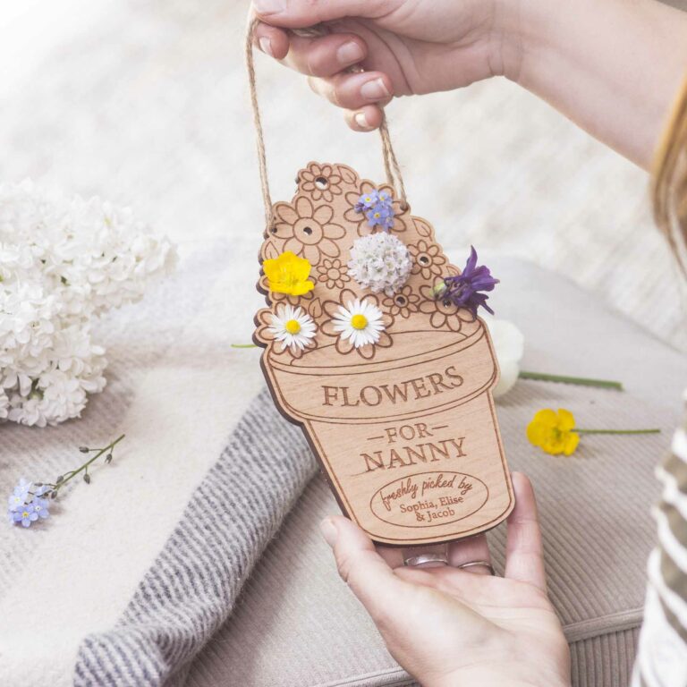 Personalised Flower Pick Your Own Flower Hanging Plaque Sign | The ...