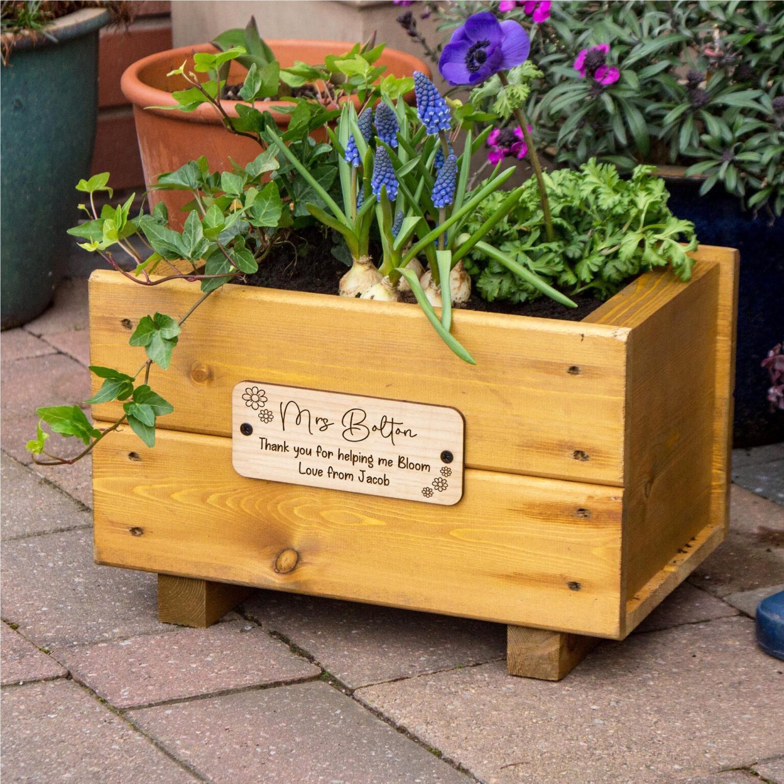 Personalised Memorial Garden Bench Plaque | The Laser Boutique