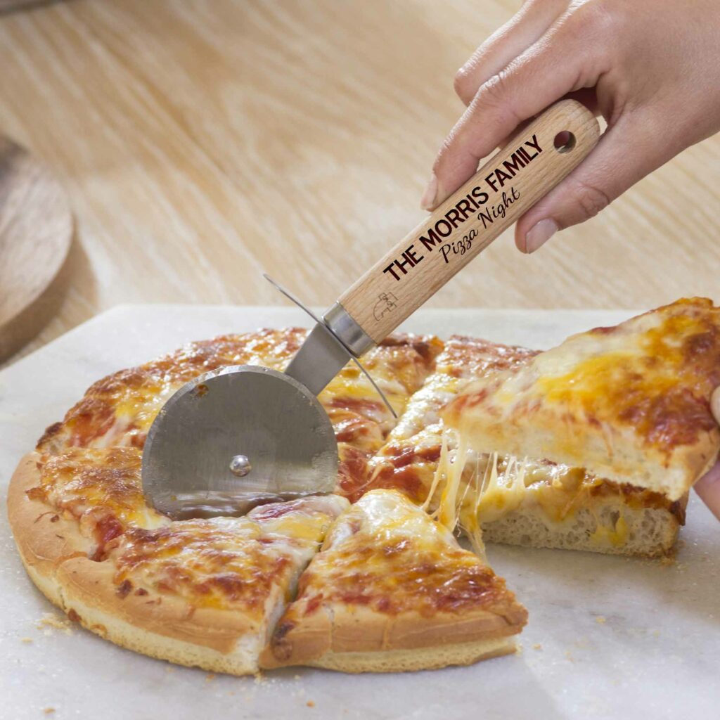 Personalised Pizza Board | Personalised Wooden Family Pizza Board