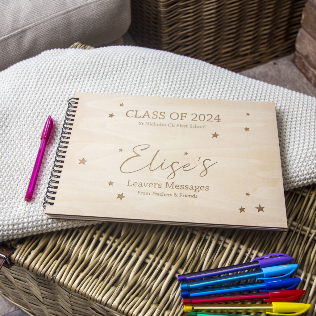 Personalised School Leavers A4 Scrapbook | The Laser Boutique