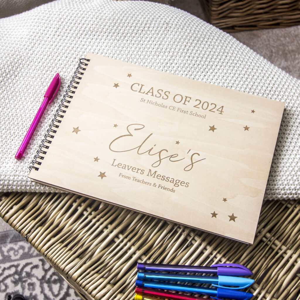 Personalised School Leavers A4 Scrapbook | The Laser Boutique
