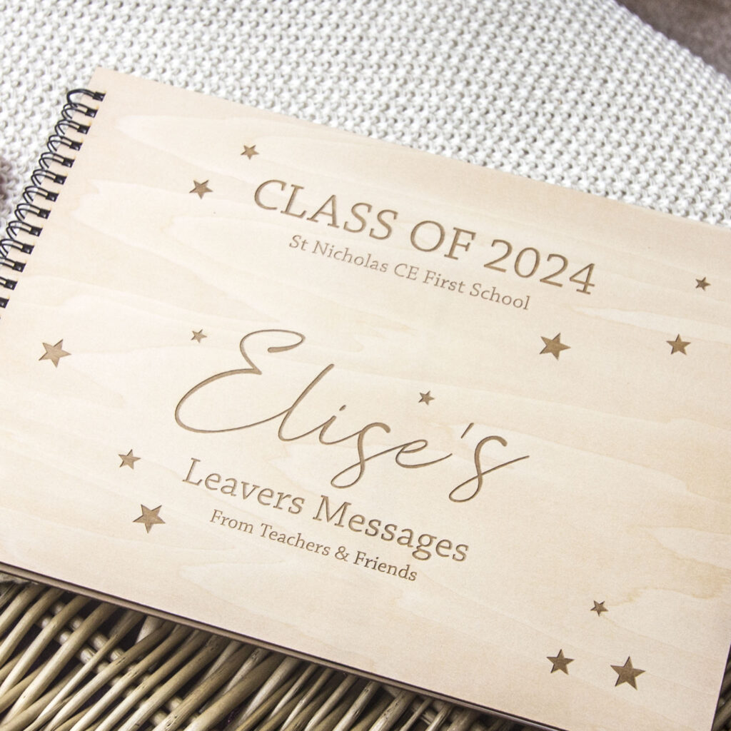 Personalised School Leavers A4 Scrapbook | The Laser Boutique